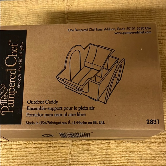 Pampered Chef | Kitchen | Nib Pampered Chef Outdoor Caddy 283 | Poshmark
